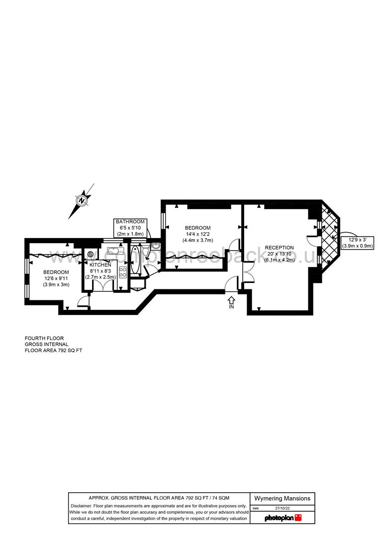 Property details for Wymering Mansions, Maida Vale, W9 £815,000 Sold ...